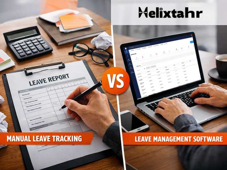 Manual Leave Tracking vs Leave Management Software - HelixtaHR